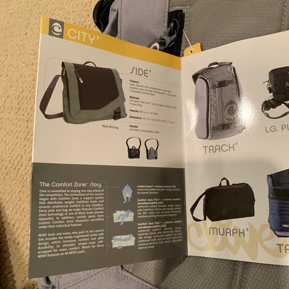 Clive | Bags | Nwt Clive Messenger Slim Bag Adjustable Strap | Poshmark